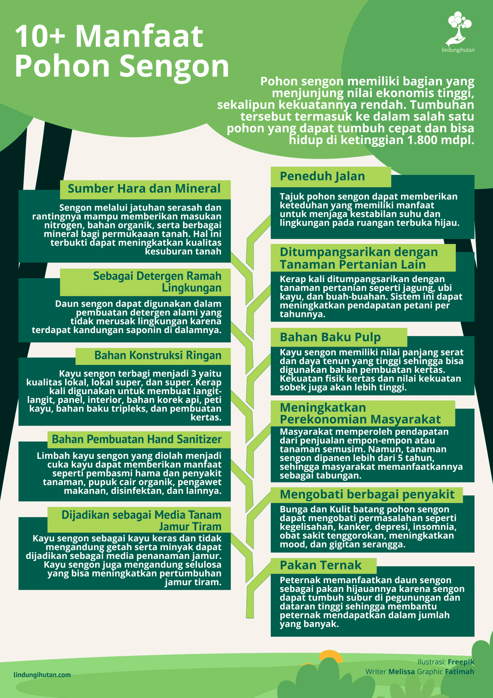Pohon Sengon: Klasifikasi, Ciri-ciri, Jenis dan Manfaatnya